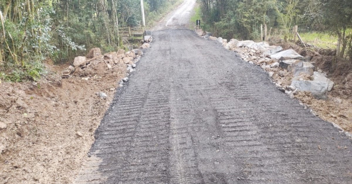 Finalizada construção de passagem provisória na Estrada Municipal ...